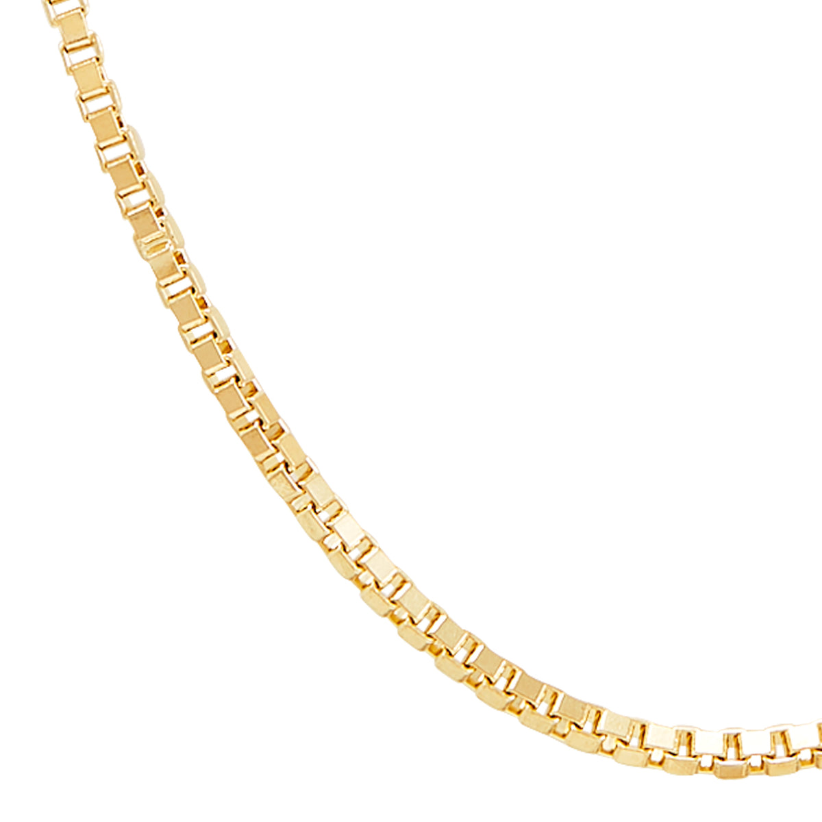 14k Yellow Gold Core Box Chain -VE-073DADJ-20 | Brent Miller